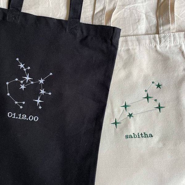 Constellations Star Signs Embroidery Designs, Zodiac Signs Embroidery ...