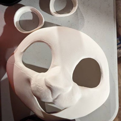 Kemono Kitty Fursuit Head Base 3D Printed Fursuit Mask, Furry Animal ...