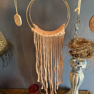 Naturally Shed Elk Antler Macrame Wall Hanging - Etsy