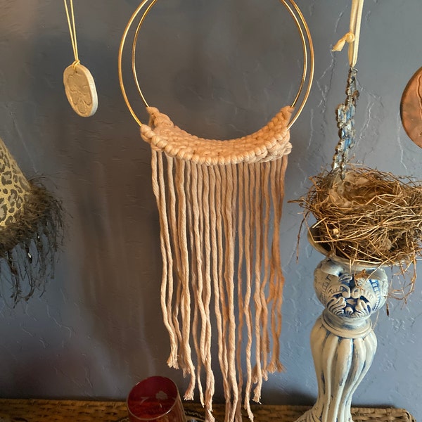 Naturally Shed Elk Antler Macrame Wall Hanging - Etsy