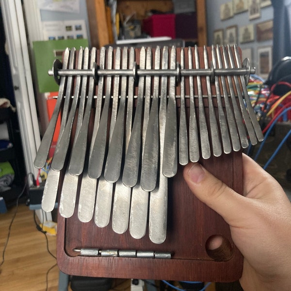 37 Key Shona Njari ELECTRIC Mbira - Triple Sensor Pickup - Finger Piano ...