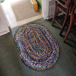 Hush Hand Loomed Soft Cotton Rug in Muted Colours - Etsy UK