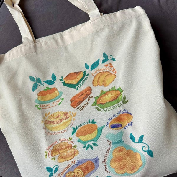 Filipino Bread Tote Bag - Etsy