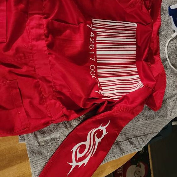 Slipknot Barcode Svg for IRON ON Halloween Costume Jumpsuit - Etsy