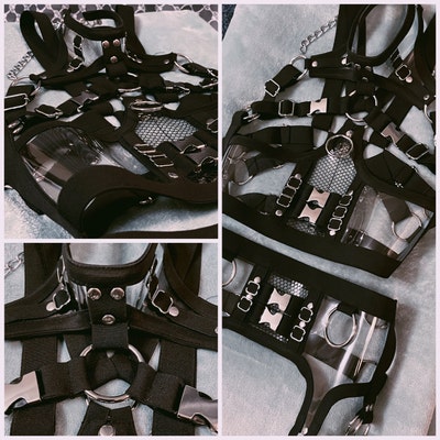 Rib Cage Chain Harness - Etsy