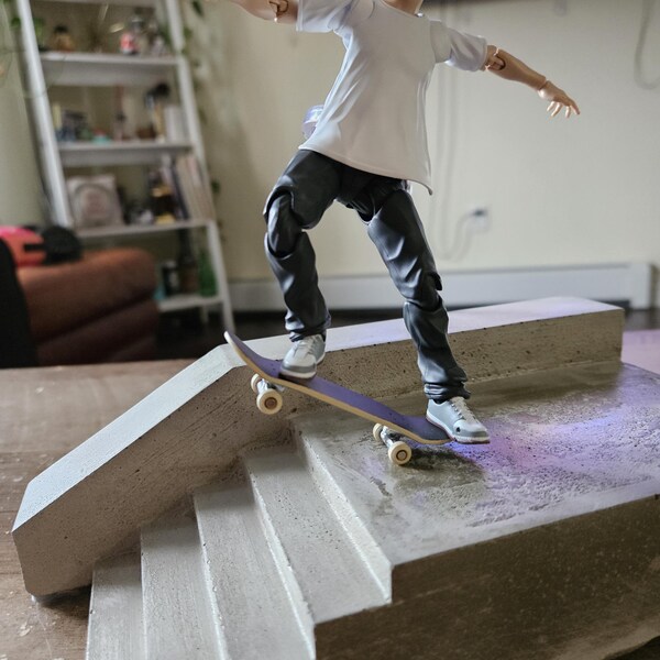 Concrete Curved Ledge Fingerboard Obstacle - Etsy