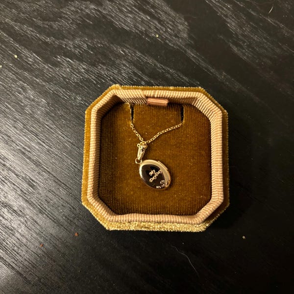 Round Circle Mini Locket, Gold Filled, Silver, Minimalist Personalized ...