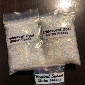 Opalescent Glitter, Iridescent, Free Gift, Holiday, Rainbow, Resin ...