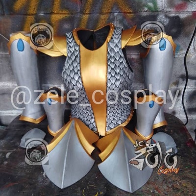 Standard Female Fantasy Upper Body Armor Foam PATTERN / TEMPLATE - Etsy