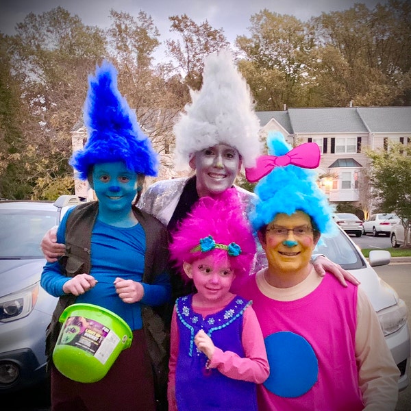 Single Color Trolls Crochet Wig - Talent Show - Troll Hair - Troll Hat ...
