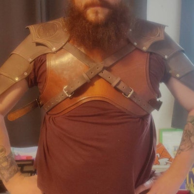 Leather Shoulder Armor Guards - Etsy