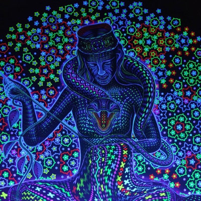 Burning Man Mask TA MOKO OLIVE Neck Warmer Snood Tube - Etsy