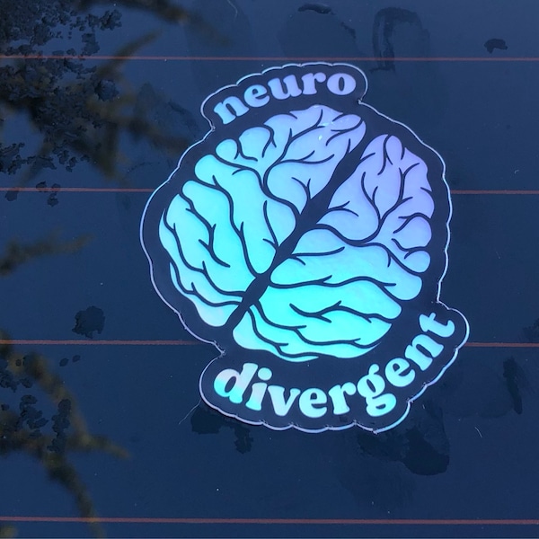 Neurodivergent Sticker, Neurodiversity Sticker, Mental Health Stickers ...