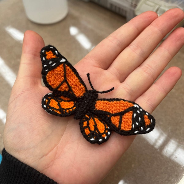 Butterfly Amigurumi Crochet Pattern - Monarch Butterfly Crochet Pattern ...