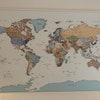 Places You've Been World Map, Large Detailed Push Pin Travel Map ...