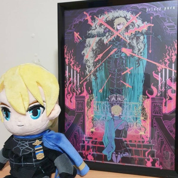 Dimitri Gothic Horror FE3H Fire Emblem Three Houses A4 Print - Etsy