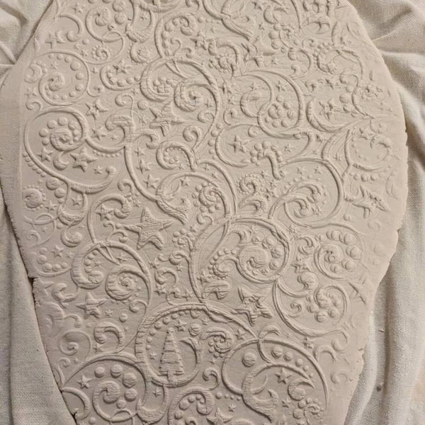 Scandinavian 4 - Birds and Trees Embossing Rolling Pin - Etsy