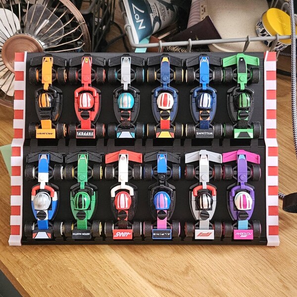 CMF Display Minifigure Stand Compatible With LEGO® Formula 1, F1, Mini ...