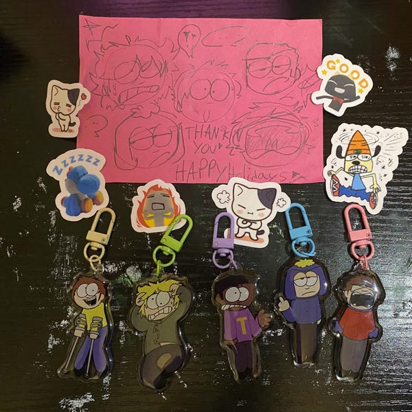 Hatzgang! Spooky Month Stickers! - Etsy