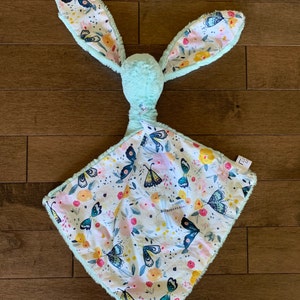 Bunny Lovey Sewing PATTERN Instant Download, DIY Baby Lovey in Minky ...