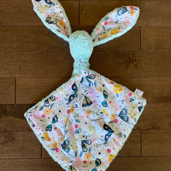 Bunny Lovey Sewing PATTERN Instant Download, DIY Baby Lovey in Minky ...