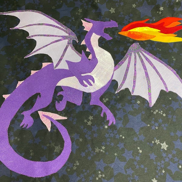 Dragon Quilt Applique Pattern PDF - Etsy