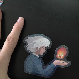 Howls Moving Castle Sticker Sophie and Howl Sticker Ghibli - Etsy