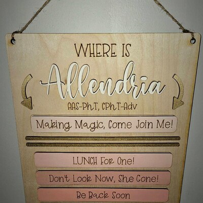 Unicorn Wood Name Sign Wood Crafts Craft Kit DIY Birthday Gift Kids ...