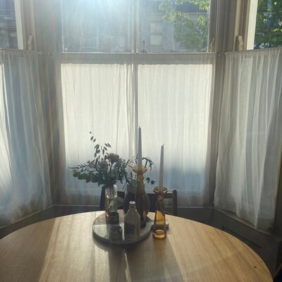 Cotton Muslin Blind Flat Curtain Egyptian Cotton Max Length - Etsy