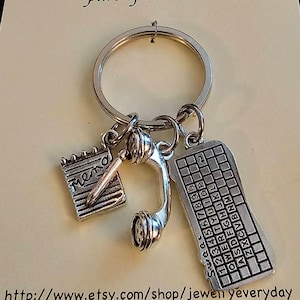 French Fries and Spatula Keychain, Fast Food Employee Appreciation Gift ...