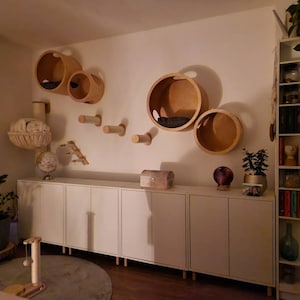 SET HUIZEN voor KATTEN, Modern Cat Furniture, Cadeau voor Cat Lover ...