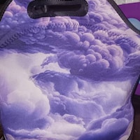 Personalized Alcohol Ink Mouse Pad Blue Purple Original Abstract Art ...