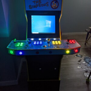 Simpsons Arcade1up 4 Player to 2player Conversion Panel Only - Etsy