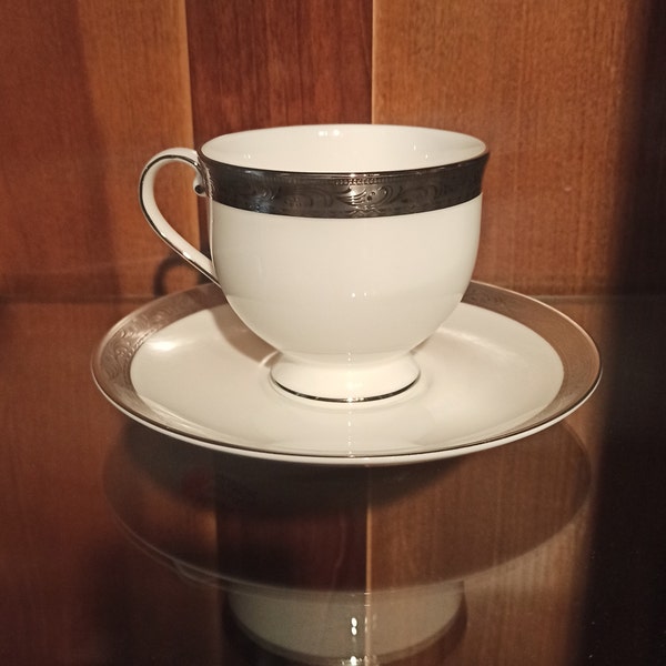 Hannibal Teacup – Mikasa Crown Jewel Platinum Cup & Saucer | NBC ...