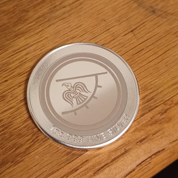 1 Oz Fine .999 Silver Logo/photo Coin. Design & Create Your Own ...