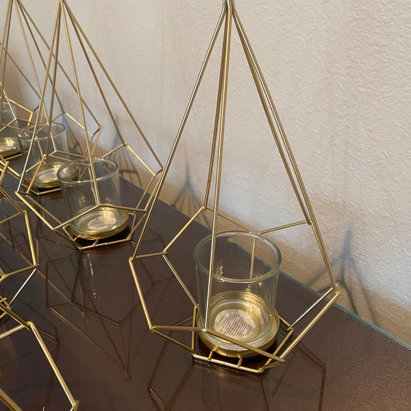 Geometric Centerpiece Base - DIY Wedding - DIY Home Decor - Geometric ...