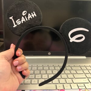 Personalized Mickey or Minnie Ears, Custom Mickey Ears, Halloween Ears ...
