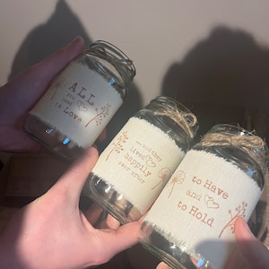 12 Wedding Jars, Decorated Jars, Hessian, Burlap,white Lace, Rustic ...