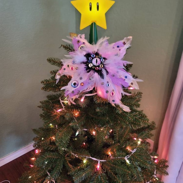 Biblically Accurate Angel Goth Baby Tree Topper, Dark Seraphim ...