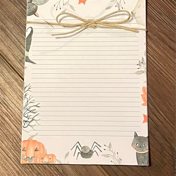 Halloween Fall Printable Stationery: Perfect for Journaling, Available ...