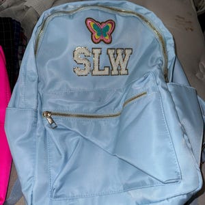 NEW Nylon Backpack Personalized Backpack Customizable Backpack Letter ...