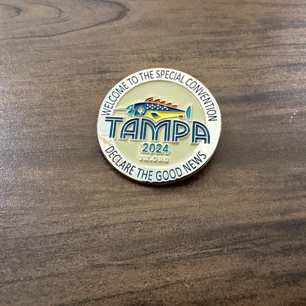 JW Pins. 2024 JW Special Convention Pins Lyon Declare the Good News - Etsy