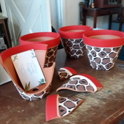 Spider-man Hand Painted Terracotta Plant Pot - Etsy