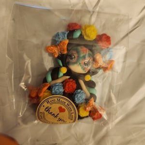 Beauty Princess and Mrs Potts Teapot Clay Doll Flat Back Embellishment ...