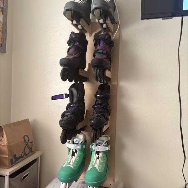 Inline / Roller Skate Rack. Holds 4 Pairs - Etsy