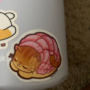 VS021 / Concha Cats Kawaii Art Sticker Set / Cute Mexican Treats ...