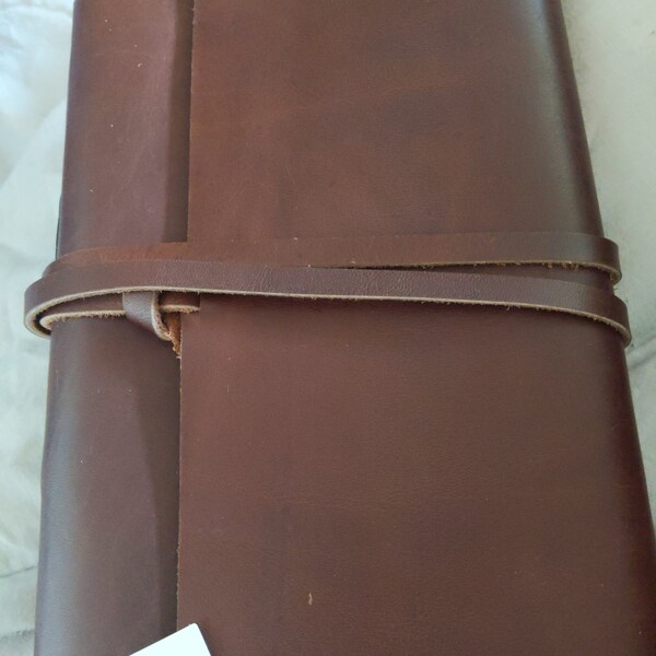 A5 Leather Journal Handmade Free Personalisation. 8 X 6, Sketchbook ...