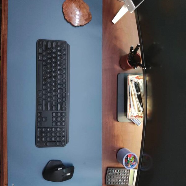 Leather Desk Mat, Custom Size Desk Pad, Personalized Office Accessories ...