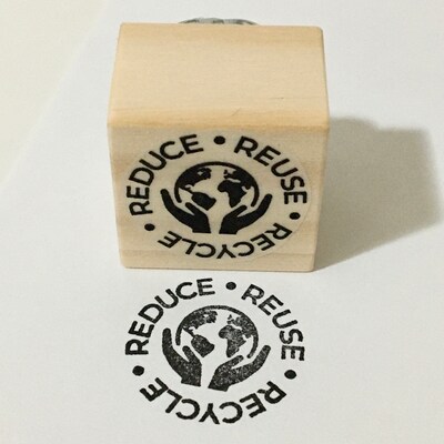 Reuse Reduce Recycle Stamp for Sustainable Packaging, Eco Packaging ...