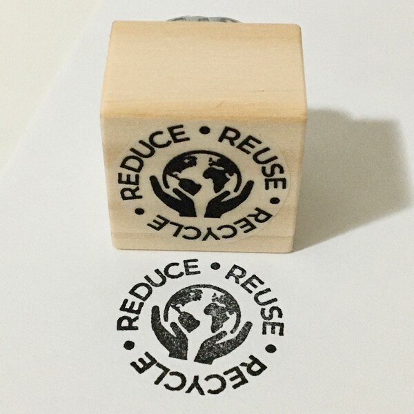 Reuse Reduce Recycle Stamp for Sustainable Packaging, Eco Packaging ...